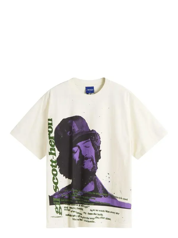 AWAKE NY Gil Scott Heron Icon T-shirt - Cream