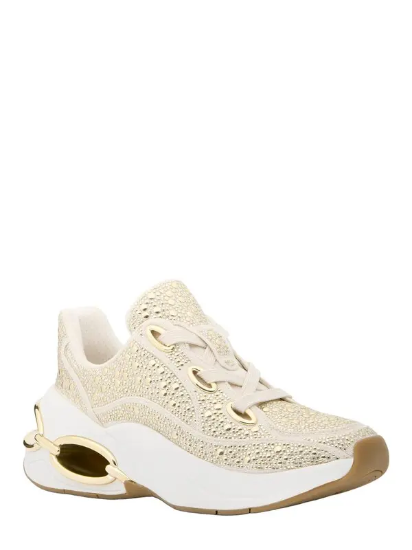 Michael Kors Toni Embellished Sneakers - Natural