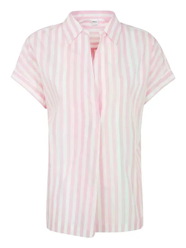 Aspesi Striped Blouse - Pink