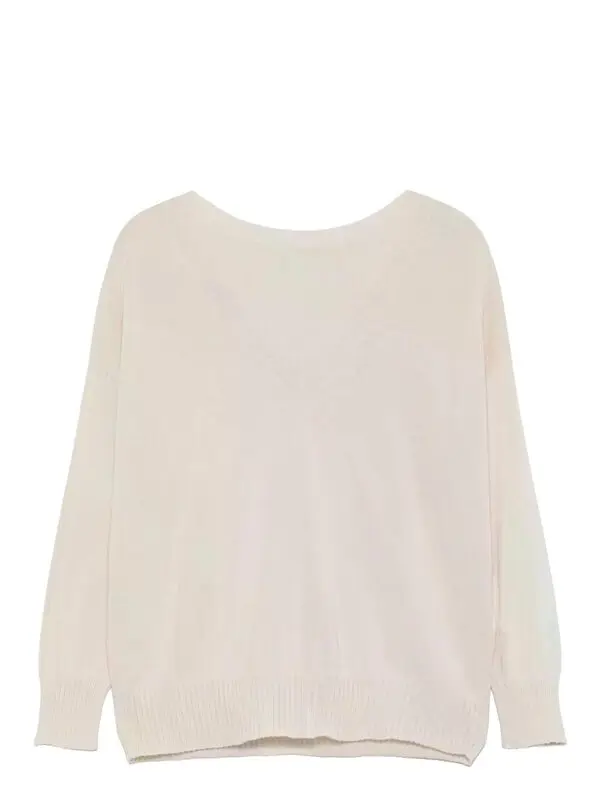LE TRICOT PERUGIA Cotton Sweater - Neutrals