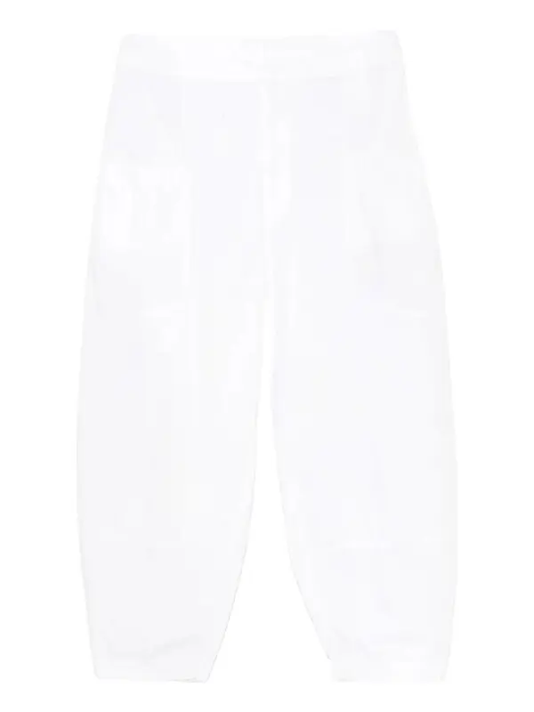 Transit Cotton Cargo Trousers - White