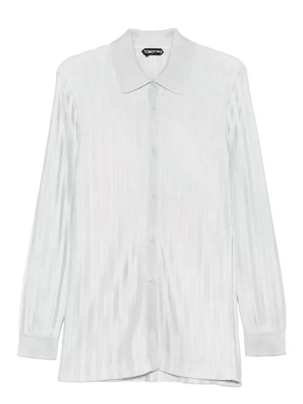 TOM FORD Knitted Shirt - Grey
