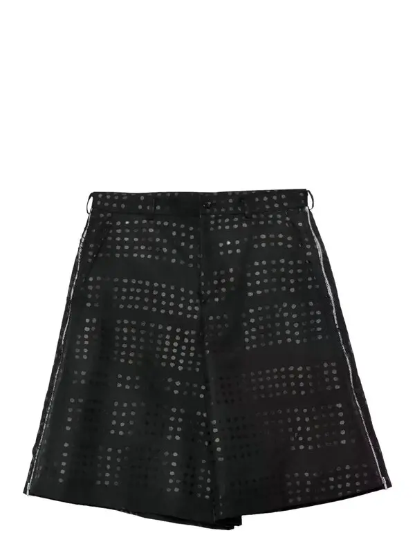 BLACK COMME DES GARÇONS Polka-dot Shorts - Black