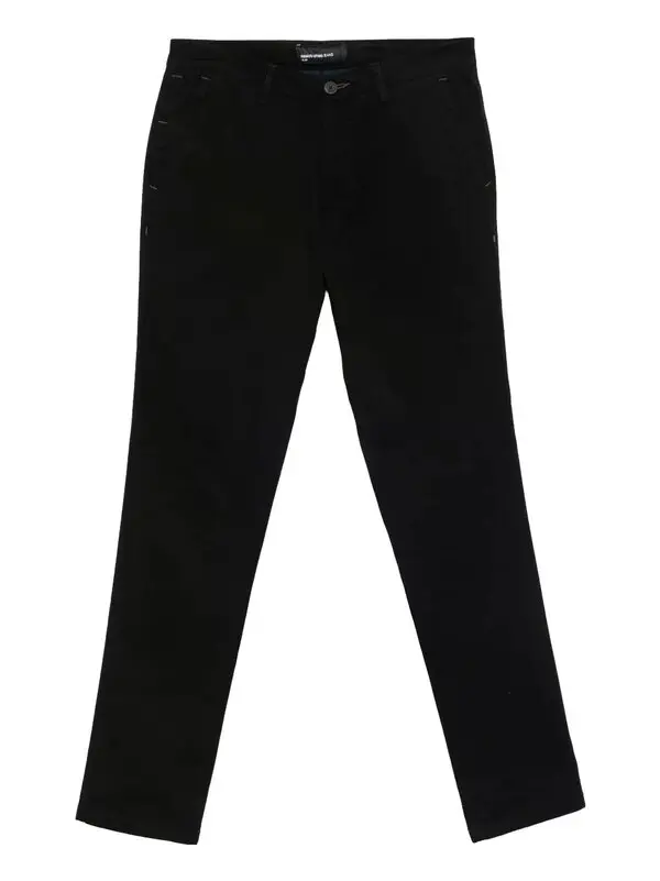 REMUS UOMO Logo-patch Trousers - Black