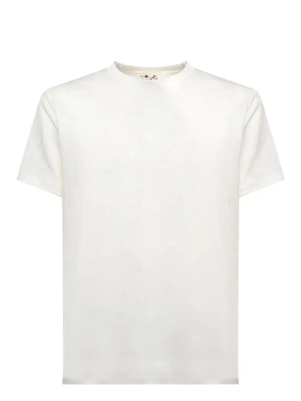 MC2 SAINT BARTH Linen T-shirt - White