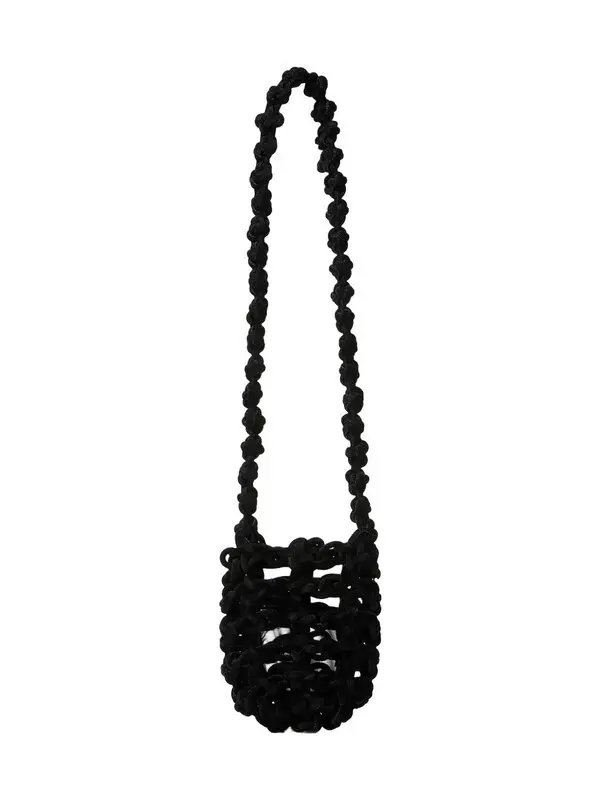 Kara Knot Shoulder Bag - Black