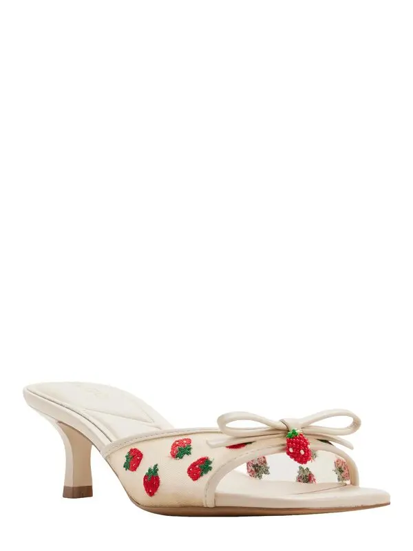 Aldo Begoniaa Kitten Heel Slide Sandal - Cream