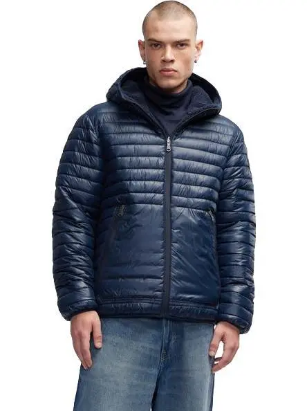 Pajar Kai Lightweight Reversible Puffer - Navy
