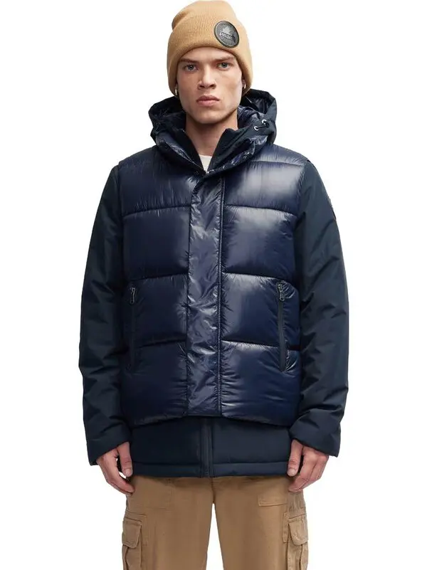 Pajar Kiet 3-in-1 Padded Jacket With Removable Vest - Navy