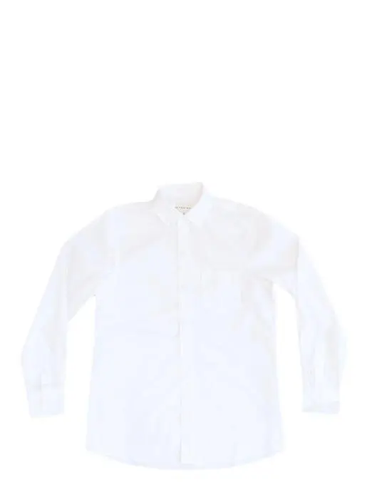 DAPPER BOI Long Sleeve Button-up - White