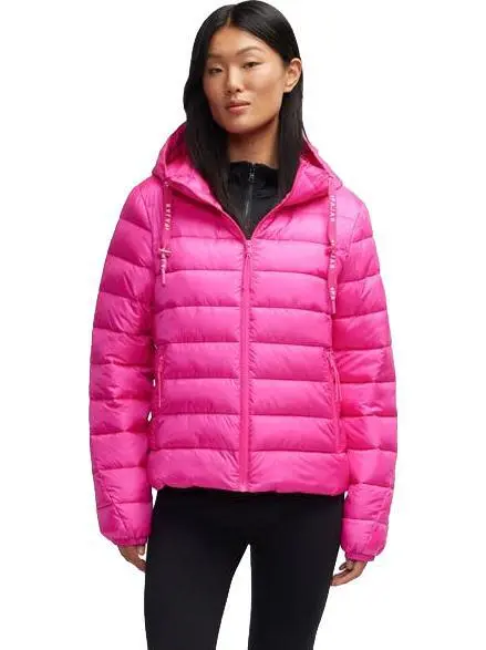 Pajar Kateri Light Weight Boxy Puffer - Pink Glo