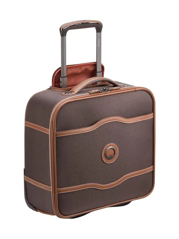 DELSEY PARIS Chatelet 2.0 Softside Carry On 16-inch Under-seater Luggage - Brown