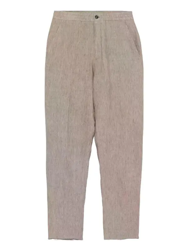 Zegna Linen Trousers - Brown