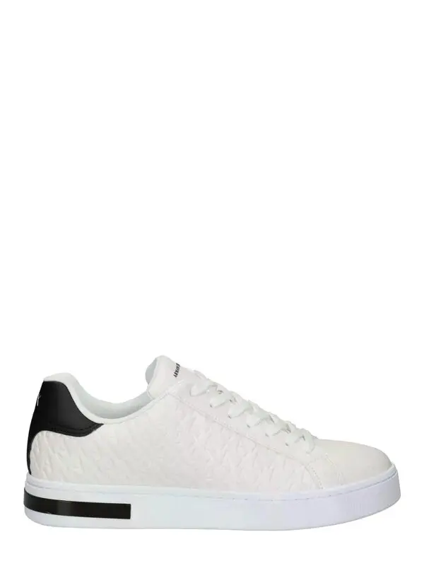 Armani Exchange Quilted Sneakers - White