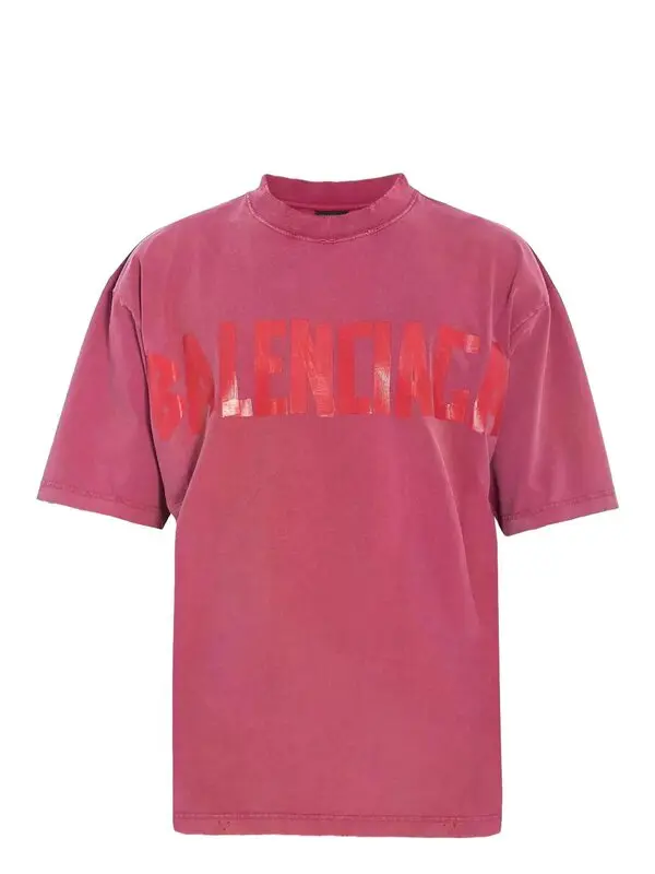 Balenciaga Tape Type T-shirt - Pink