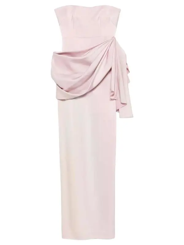 Alex Perry Strapless Maxi Dress - Pink