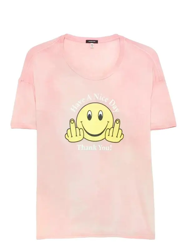 R13 Graphic-print T-shirt - Pink