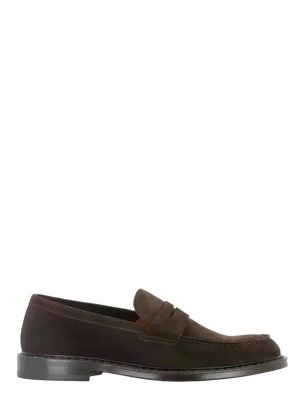 DOUCAL'S Suede Loafers - Brown