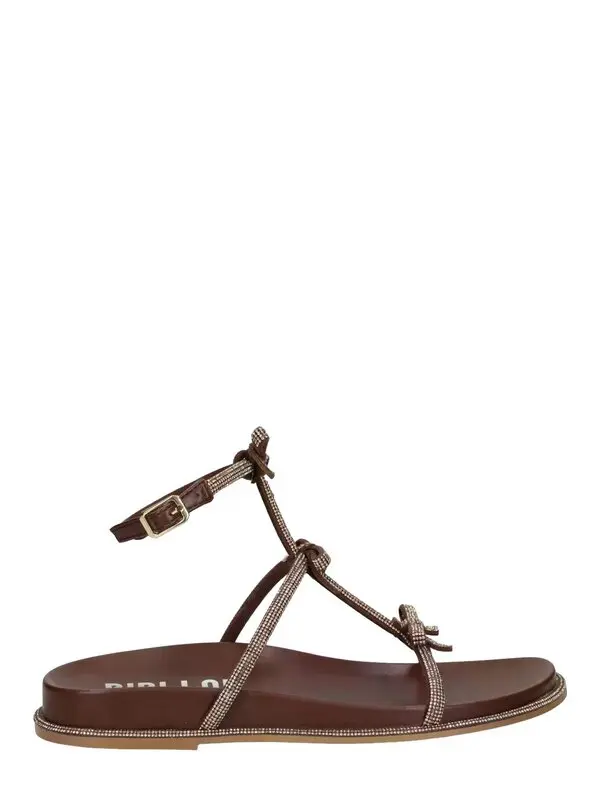 BIBI LOU Abby Flat Sandals - Brown