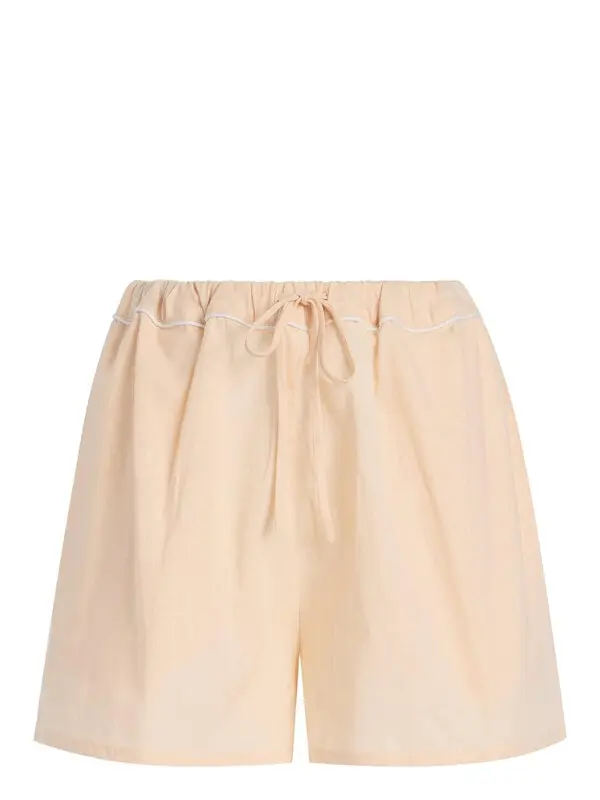 ZULU & ZEPHYR Hemp-cotton Shorts - Nude