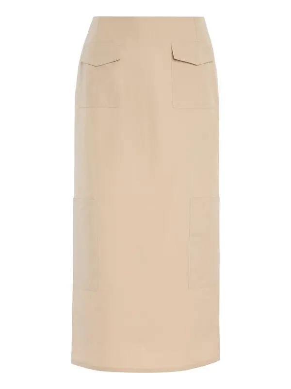 ALFIE Valletta Mini Skirt - Tan