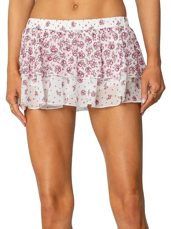 EDIKTED Florah Mini Skort - White