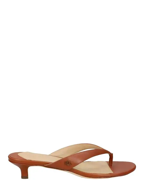 Ralph Lauren 35mm Thong Sandals - Brown