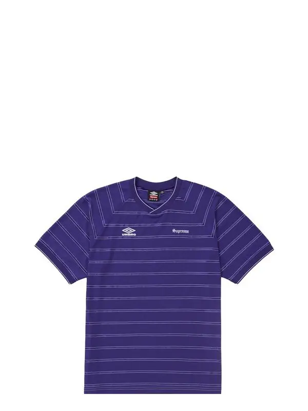 Supreme Umbro Stripe Soccer Jersey - Purple