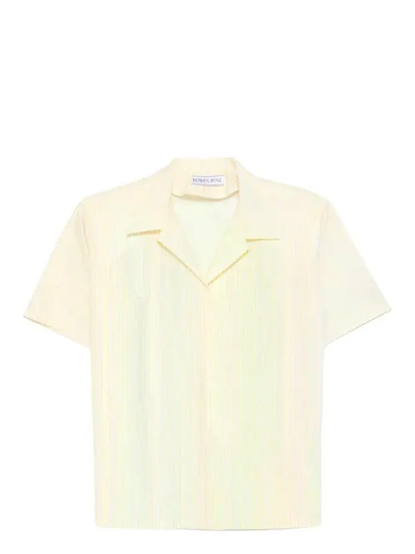 ROWEN ROSE Striped Shirt - Yellow