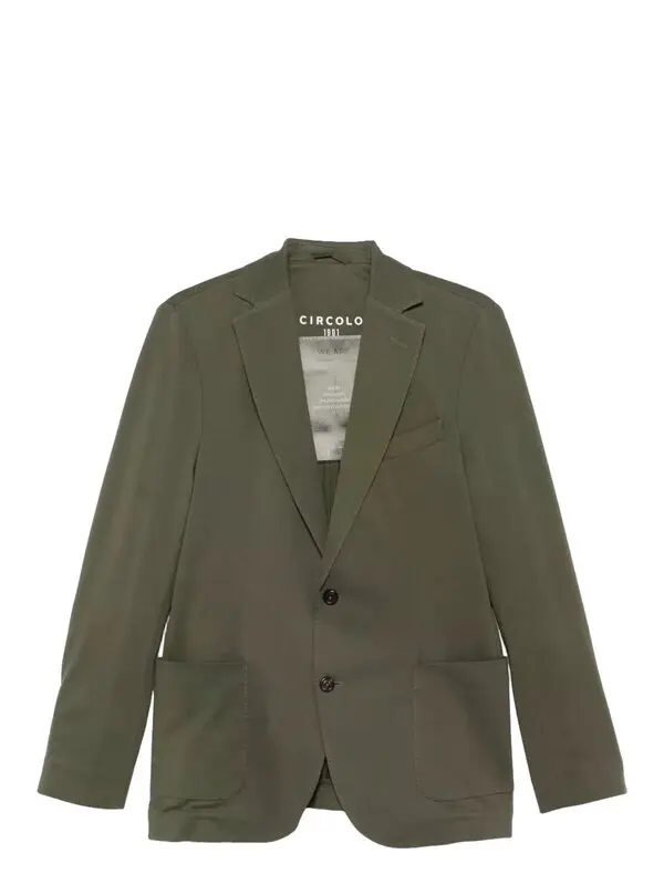 CIRCOLO 1901 Piqué-weave Blazer - Green