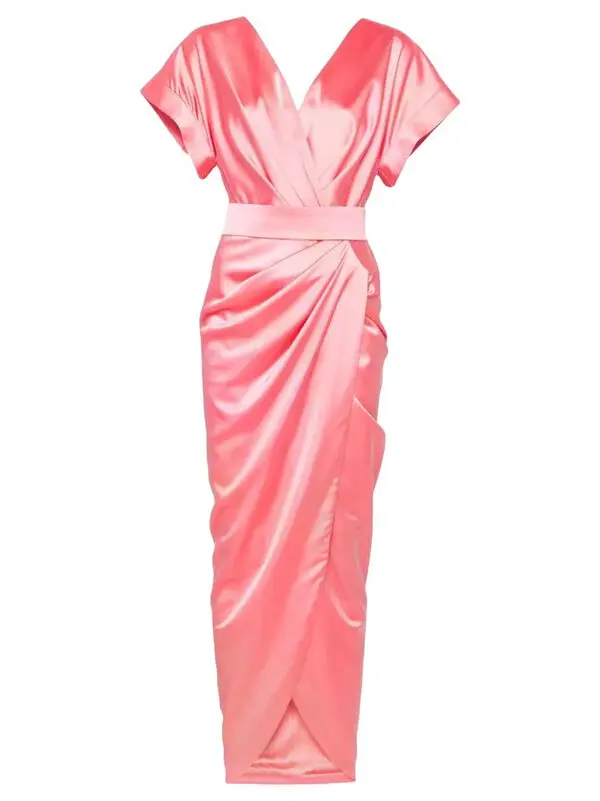 RHEA COSTA Jaya Maxi Dress - Pink