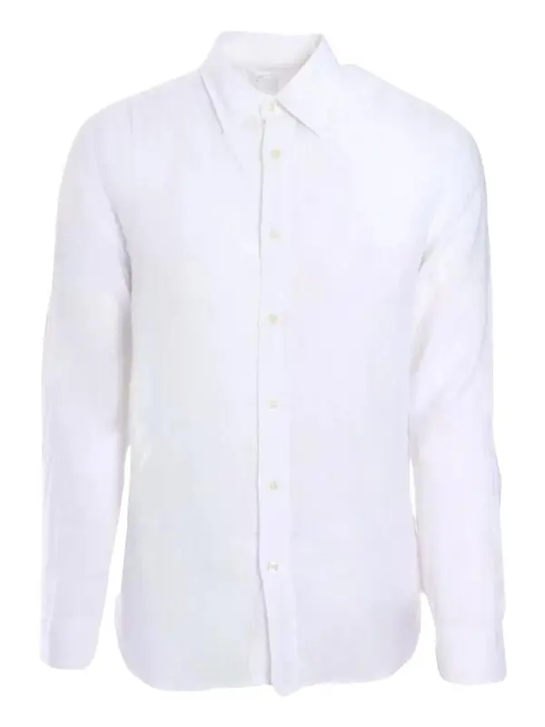 120% Lino Button-up Shirt - White