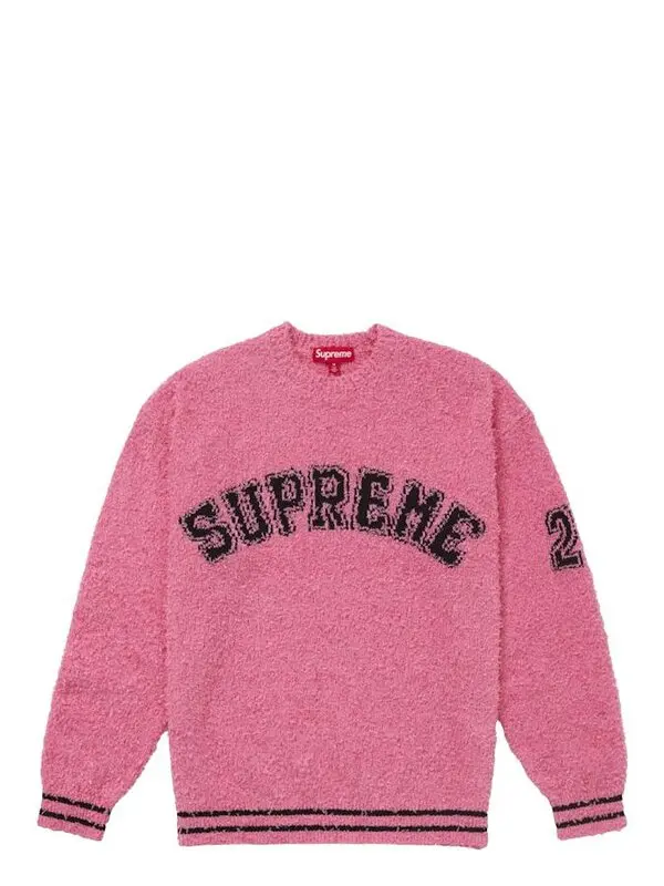 Supreme Textured Arc Sweater - Pink