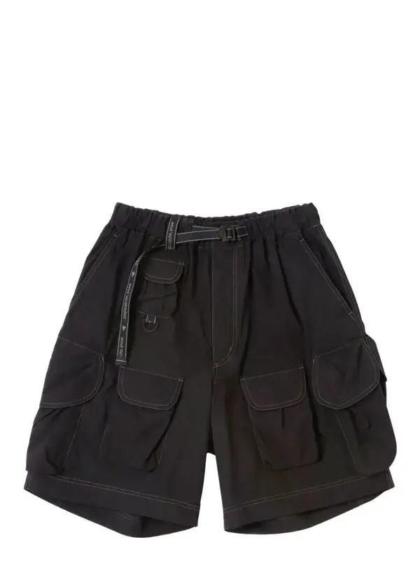 AND WANDER Cargo Shorts - Black