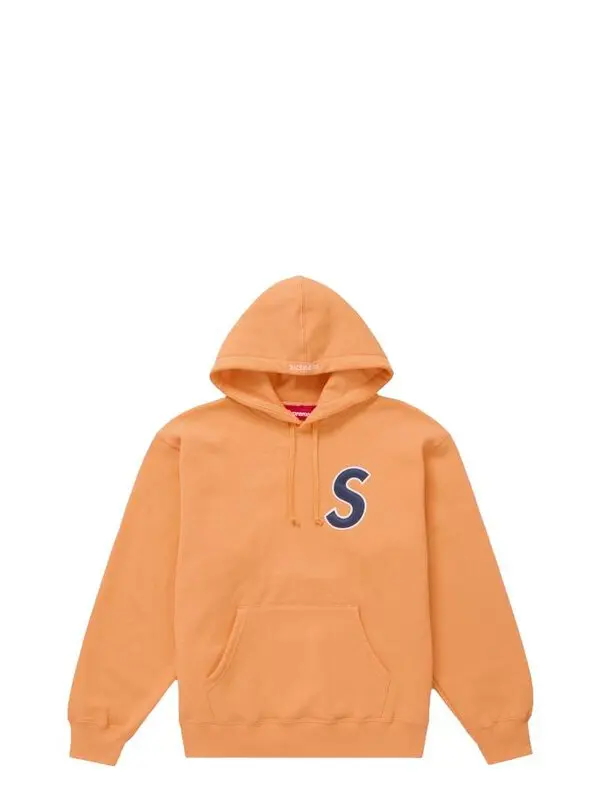 Supreme Logo Hooded Sweatshirt - Bright Orange