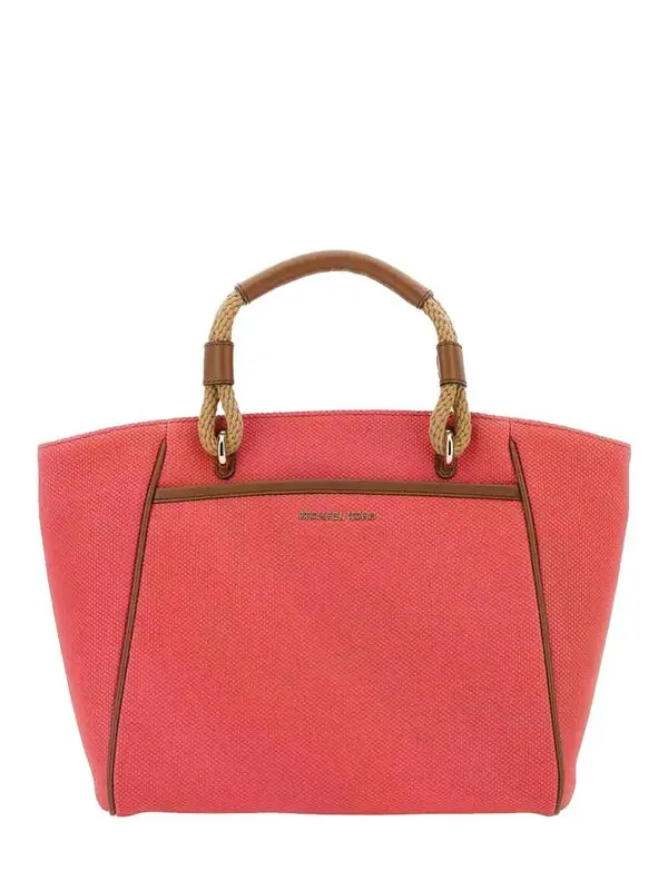 Michael Kors Talia Logo-lettering Tote Bag - Pink