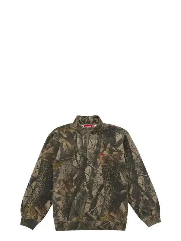 Supreme Small Box Half Zip Pullover - Realtree Hardwoods Camo
