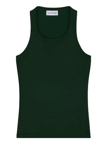 ALL MY LOVE Wool Tank Top - Pine
