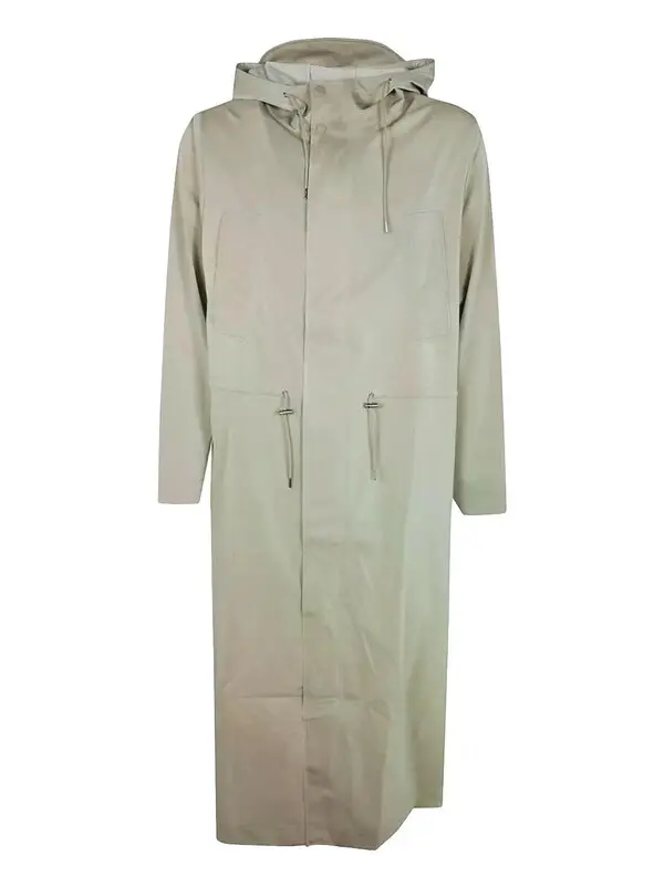 Rains Hooded Raincoat - Neutrals