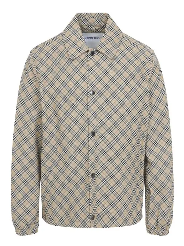 Burberry Slindon Check Jacket - Beige