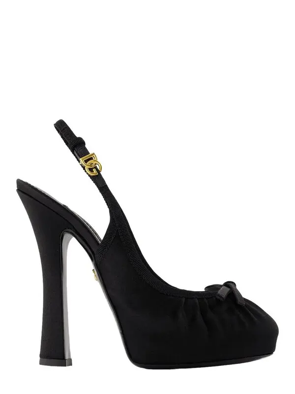 Dolce & Gabbana Slingback Pumps - Black