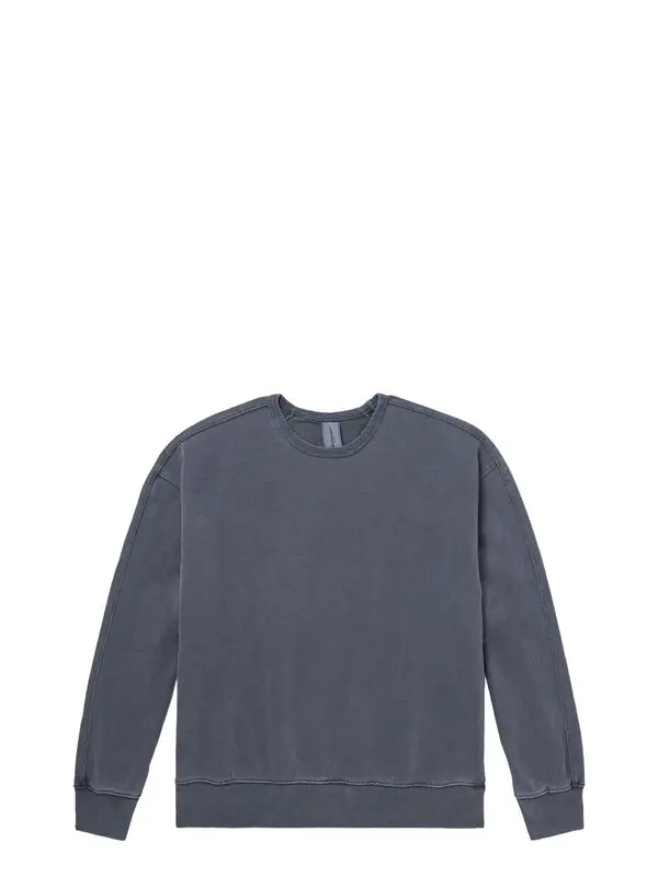 FRIZMWORKS Og Pigment-dyed Cotton-jersey Sweatshirt - Blue