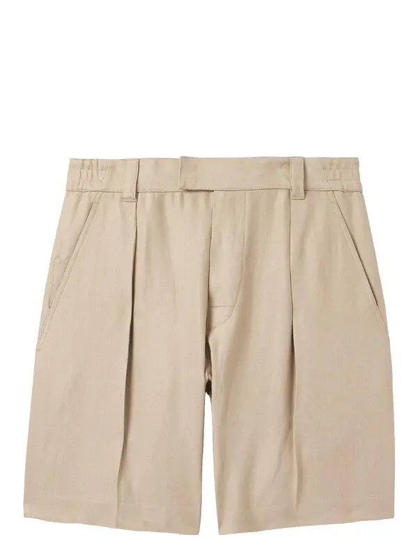 Loro Piana Reinga Wide-leg Bermuda Shorts - Neutrals