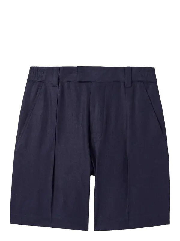 Loro Piana Reinga Wide-leg Bermuda Shorts - Blue