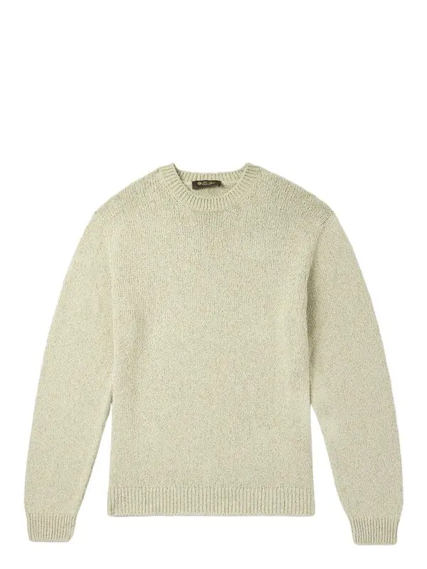 Loro Piana Meina Cotton Sweater - Green