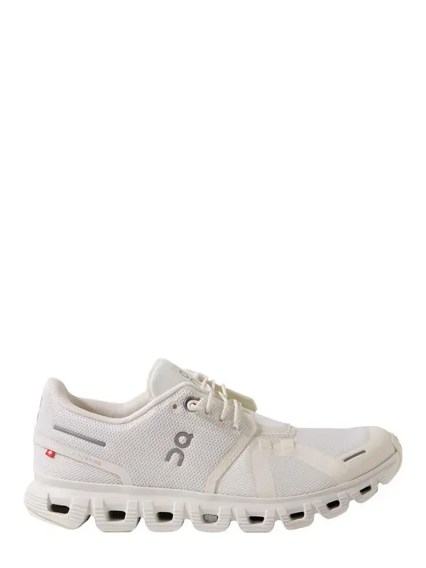 On Cloud 6 Mesh Sneakers - White