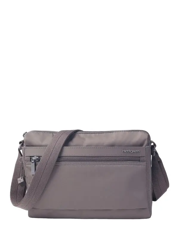 HEDGREN Medium Eye Rfid Water Repellent Shoulder Bag - Sepia Grey