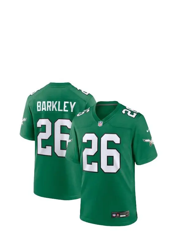 Nike Saquon Barkley Philadelphia Eagles Game Jersey - Kelly Green