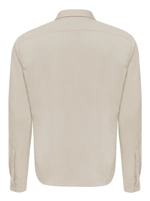 LE CLUB 55% Cotton And 45% Elastane Shirt - Beige