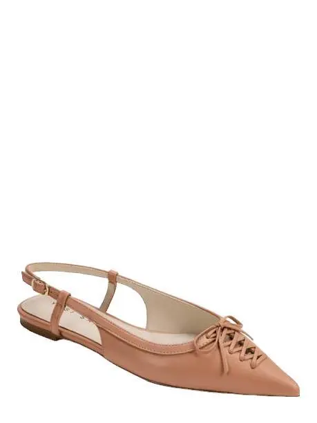 Yosi Samra Vanessa Slingback Pointed Toe Flat - Dusty Rose